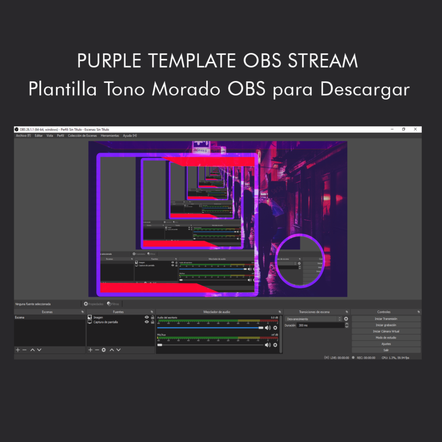 PURPLE TEMPLATE FOR OBS TO DOWNLOAD